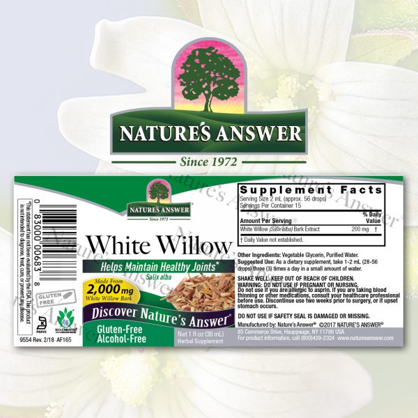 Nature's Answer White Willow – Hippocrates Wellness