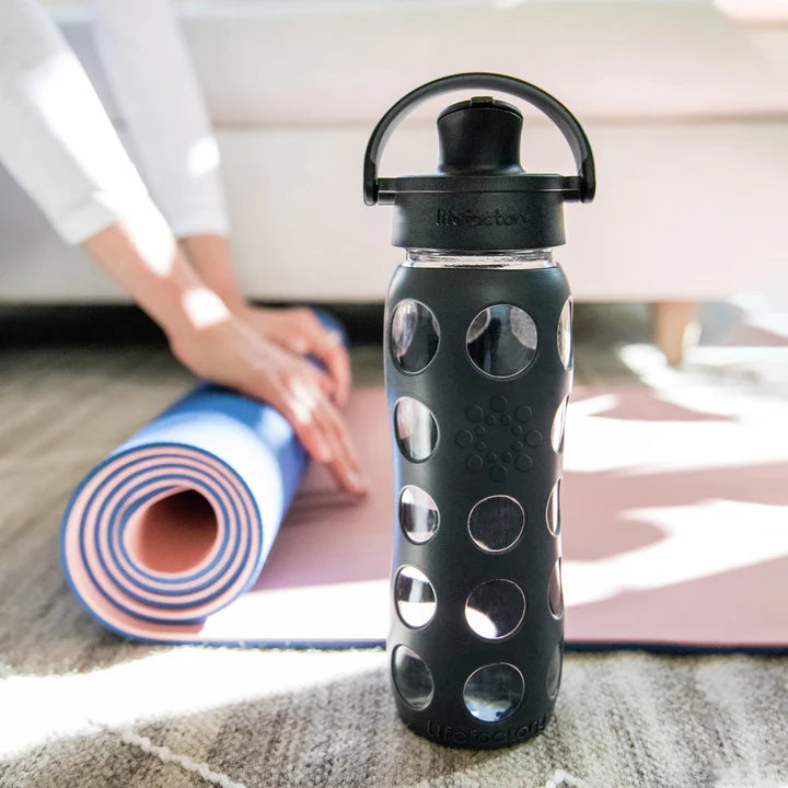 Life Factory Black Active Flip Cap – Hippocrates Wellness
